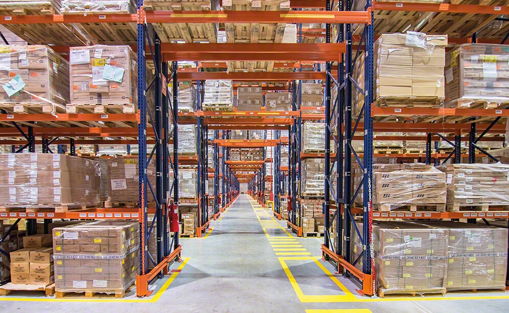 Almacén de productos de belleza de Natura Cosméticos - Mecalux.es