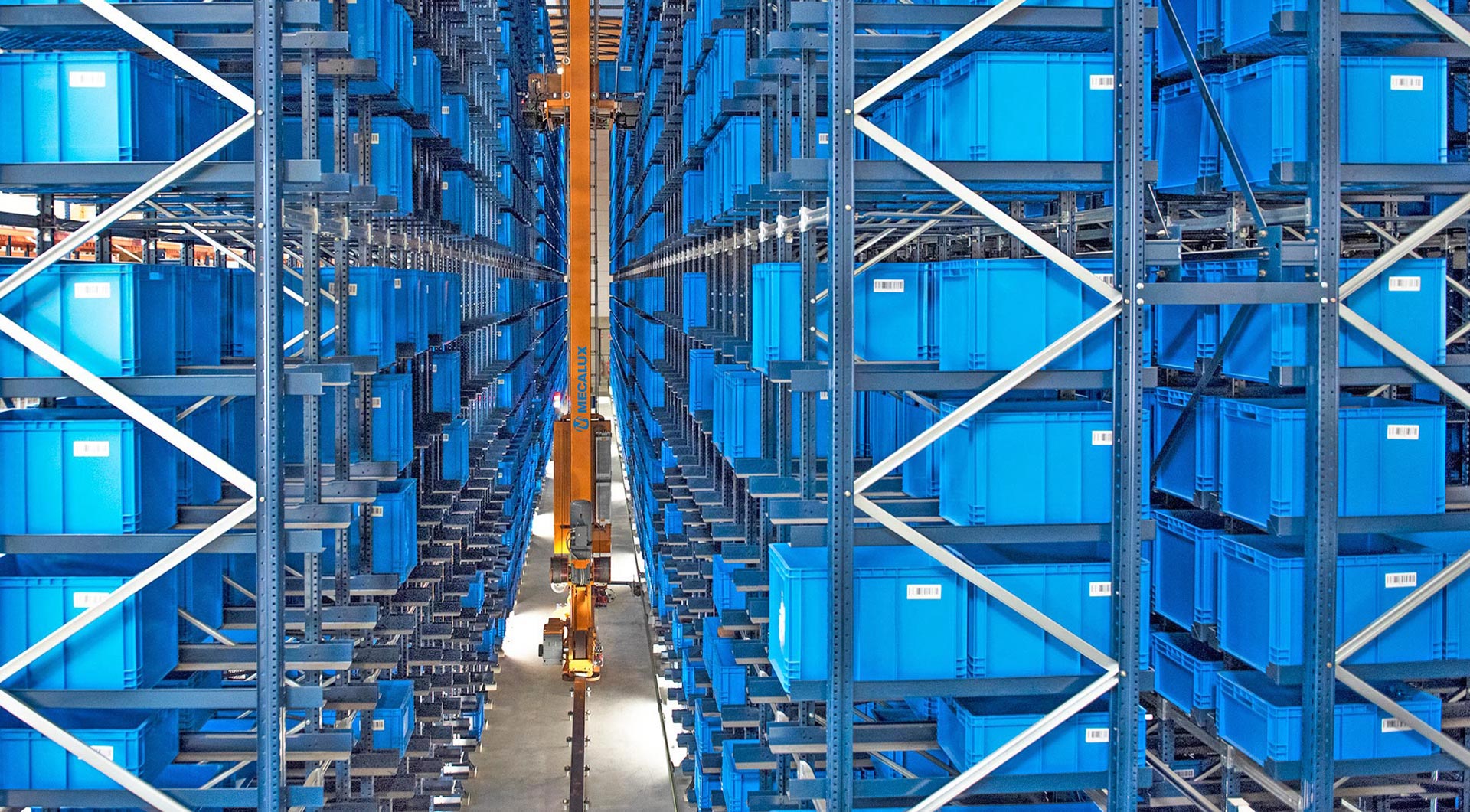 Miniload (sistema de almacenamiento automático) - Mecalux.es