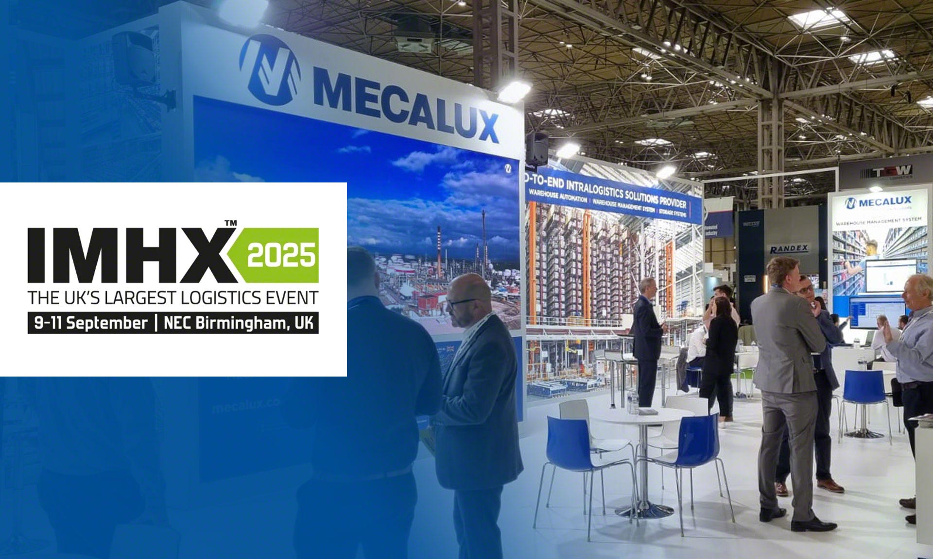 Mecalux en el IMHX 2025 de Birmingham - Mecalux.es